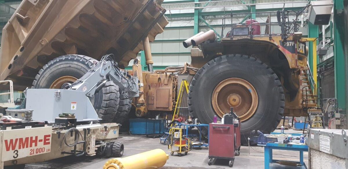 Pedestal Boom Wheel Motor Handler Attachment | B&D Manufacturing