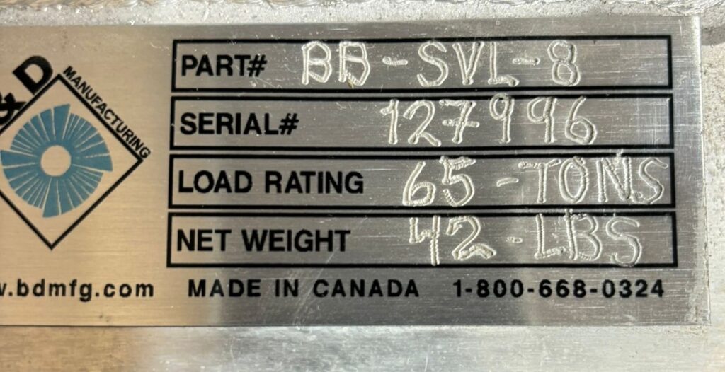 Body Blocks BB-SVL-8 | B&D Manufacturing