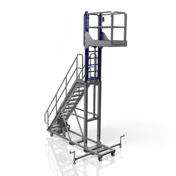 Elevating Platform Stair | B&D Manufacturing